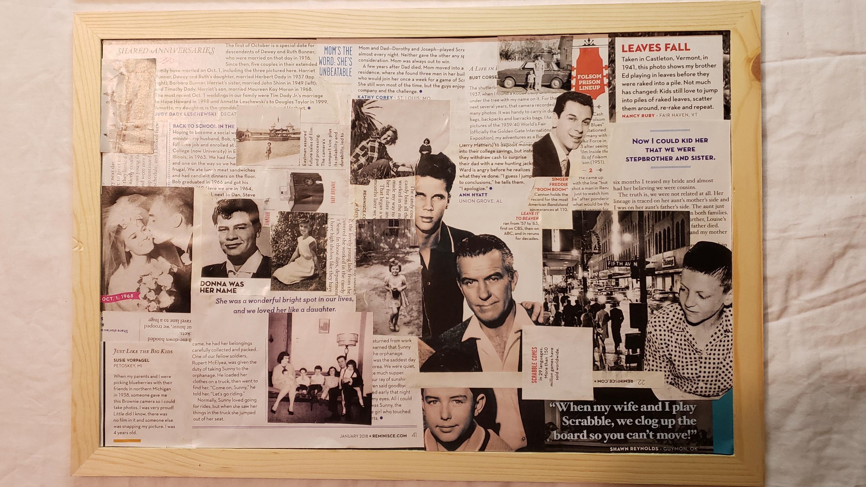 Original Collage Art - 2 Piece Set - "which Way to Wichita" - Vintage ...