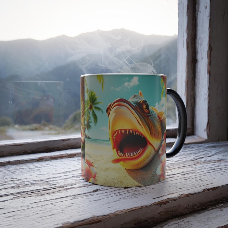 A Cute Colorful Fish ,underwater 3D Effect,3d Effect Mug , Magic Mug ...