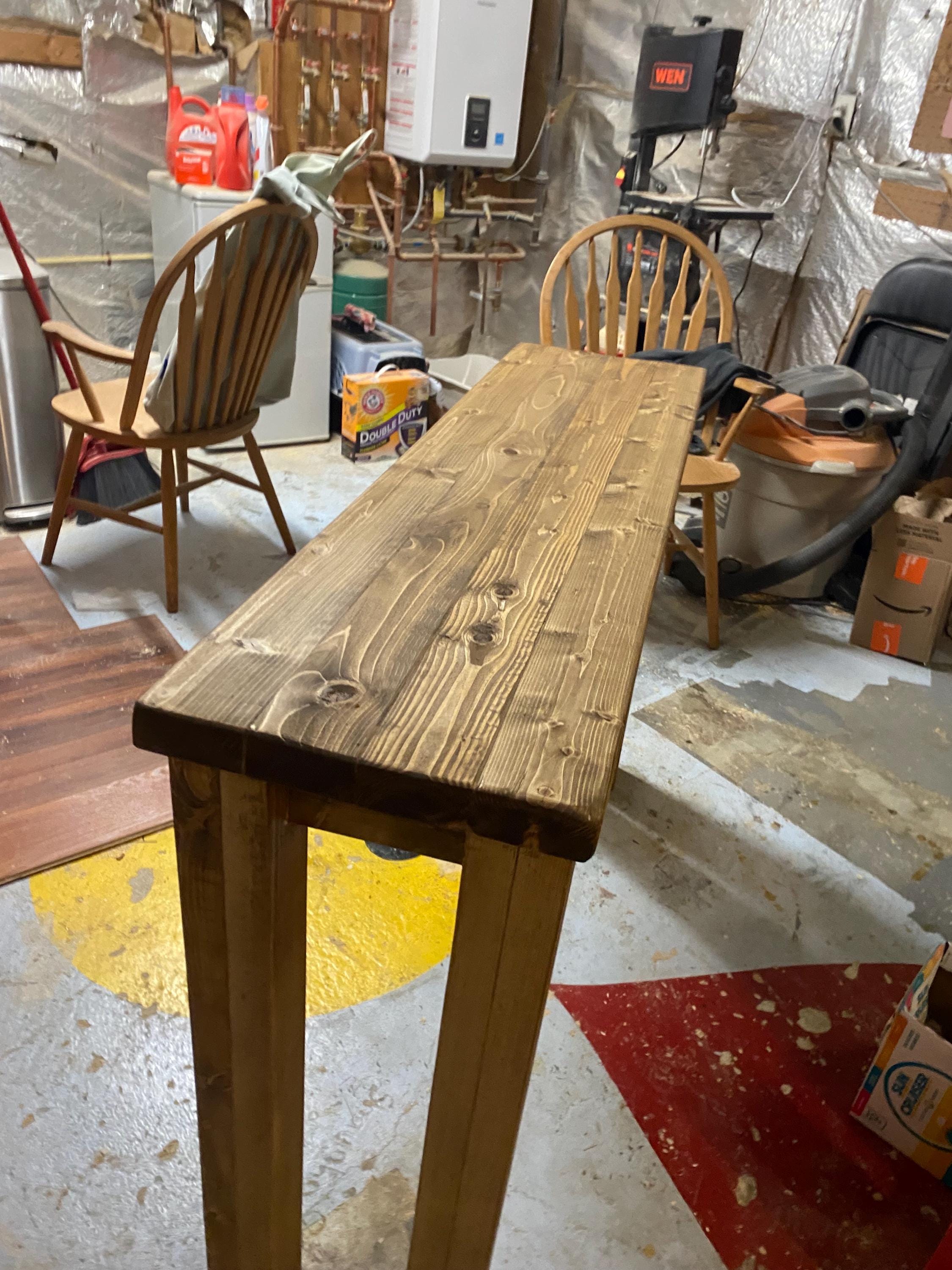 Rustic Sofa Table - Etsy