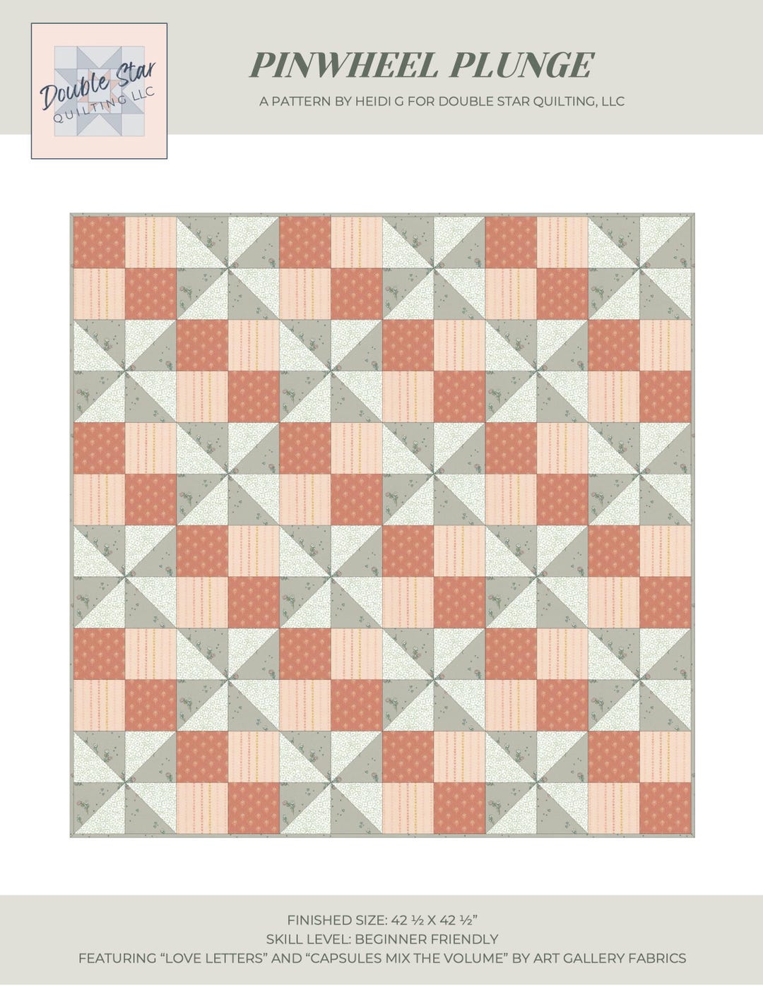 Pinwheel Plunge - Downloadable Quilt Pattern - Etsy