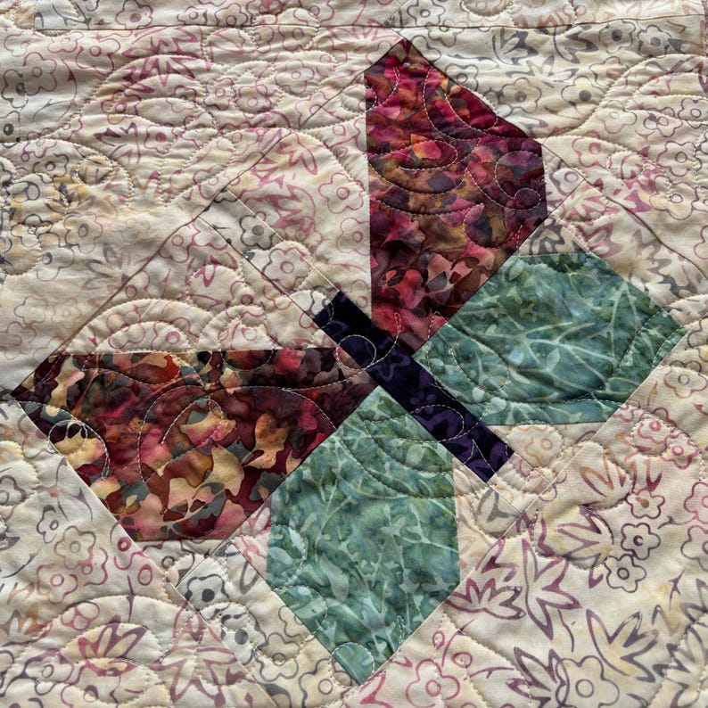 Handmade Butterfly Quilt in Batiks - Etsy