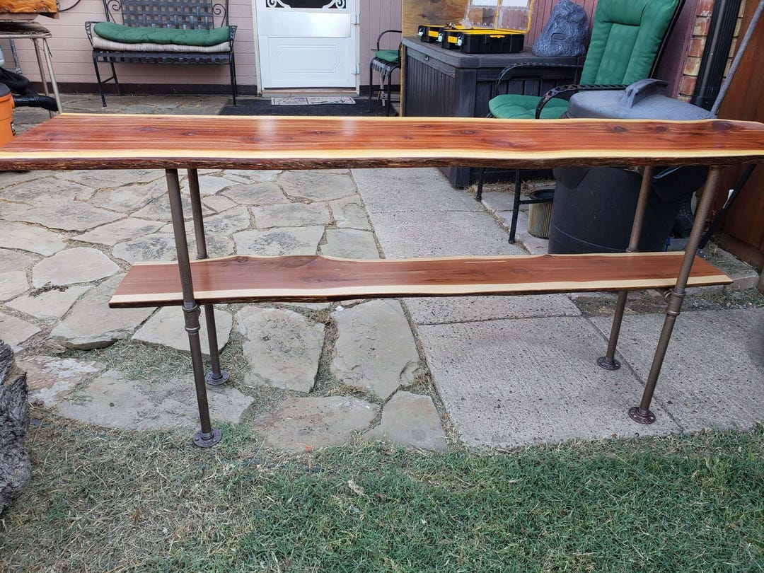 Handmade Cedar Wood Sofa Tables - Etsy