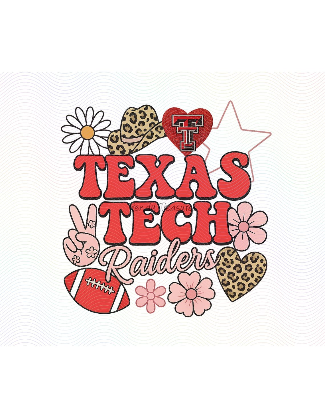Texas Tech Collage - Etsy