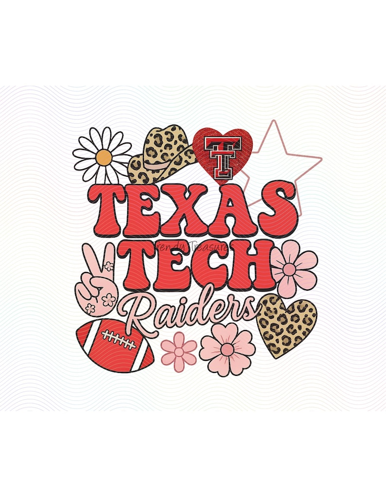 Texas Tech Collage - Etsy
