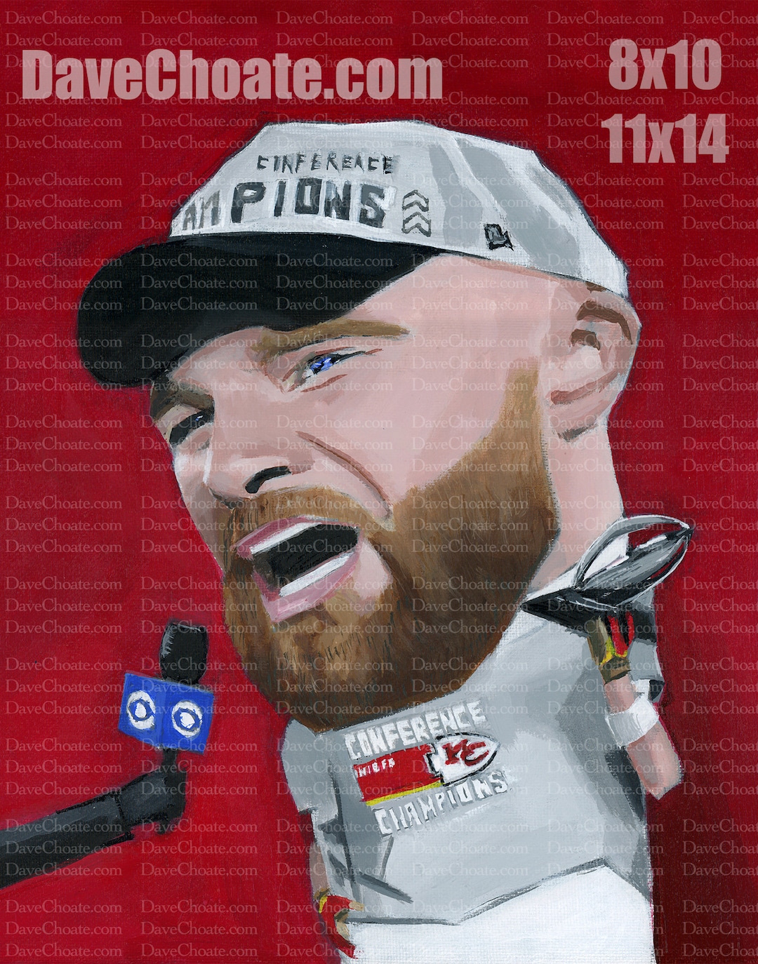 Travis Kelce, Kansas City Chiefs Jabroni Art Photo Print - Etsy