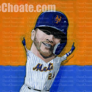 Peter Alonso, New York Mets Rookie Record Home Run - ART Photo Print ...