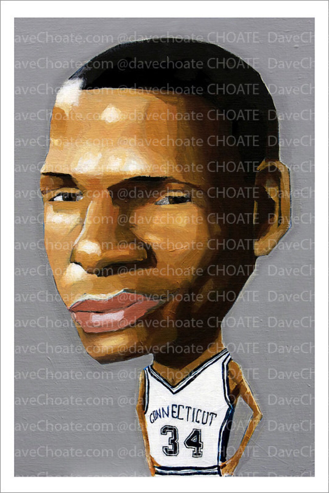 Ray Allen Art Photo Print From an Original Painting by Artist, Dave ...
