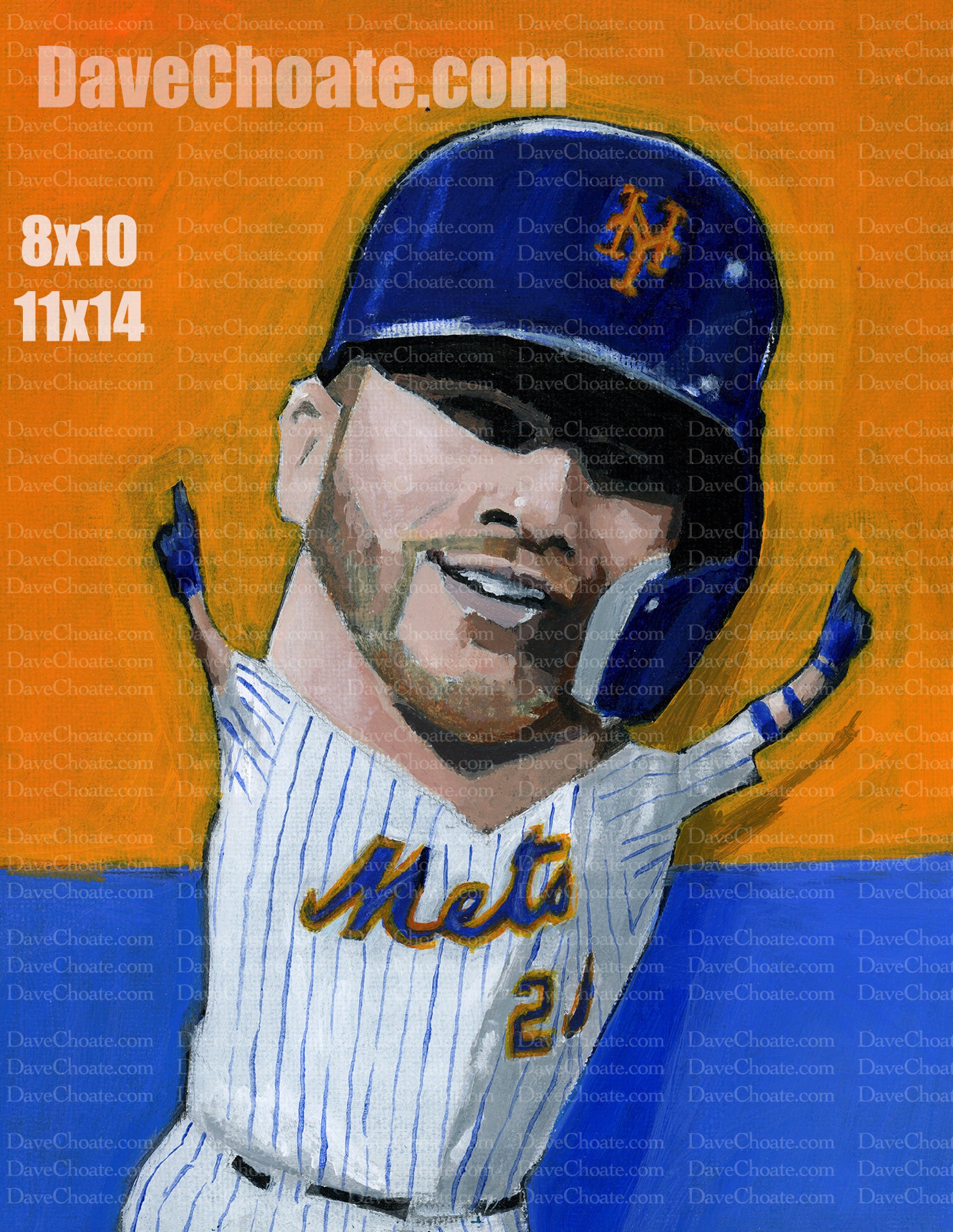 Peter Alonso New York Mets Rookie Record Home Run ART Photo - Etsy