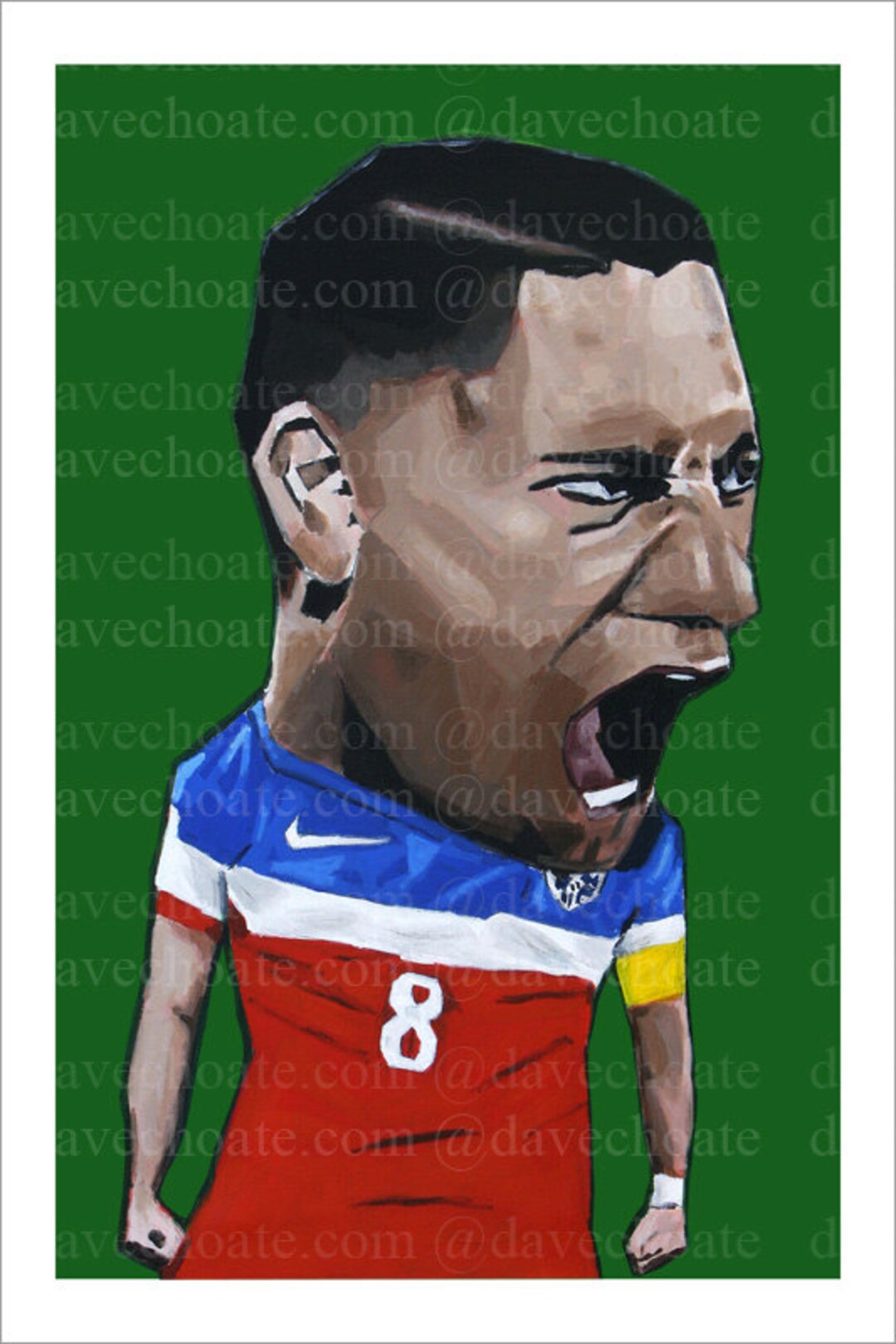 Clint Dempsey, USA World Cup Soccer Art Photo Print - Etsy