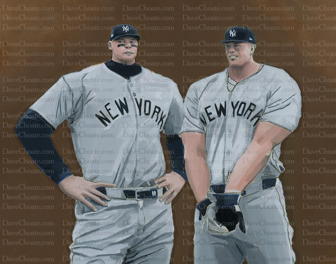 Aaron Judge and Giancarlo Stanton, New York Yankees Art Photo Print - Etsy