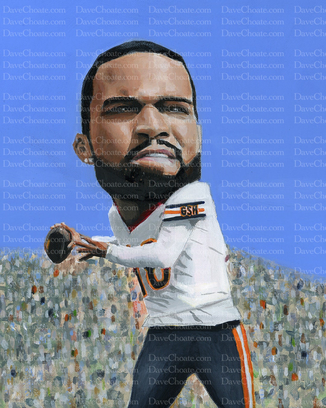 Caleb Williams, Chicago Bears Art Photo Print - Etsy