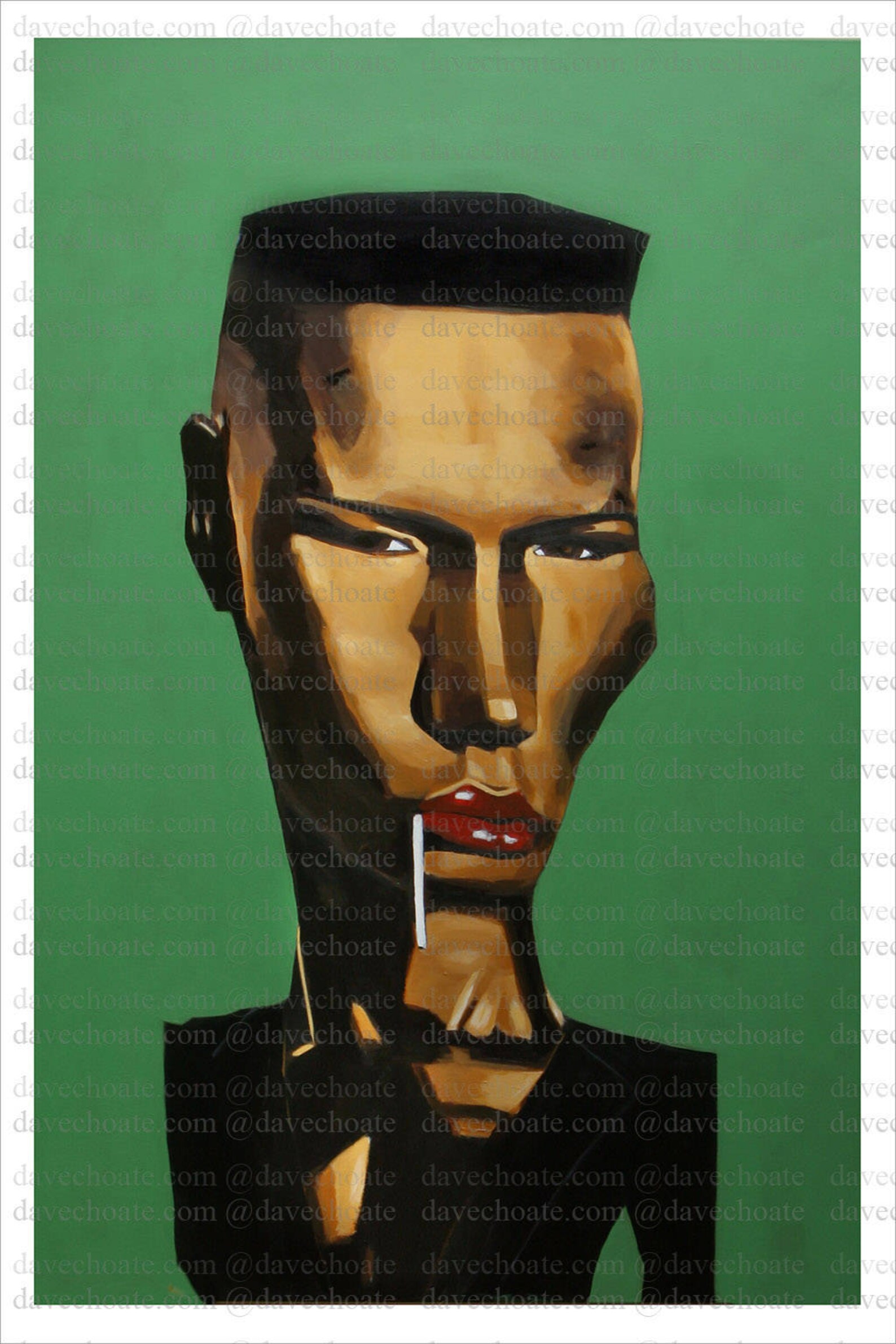 Grace Jones Photo Print From an Original Painting - Etsy