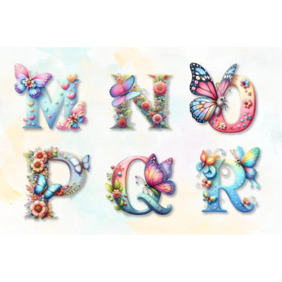 Butterfly PNG, Butterfly Clipart Alphabet PNG, Alphabet Clipart ...