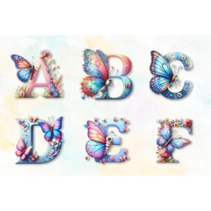 Butterfly PNG, Butterfly Clipart Alphabet PNG, Alphabet Clipart ...