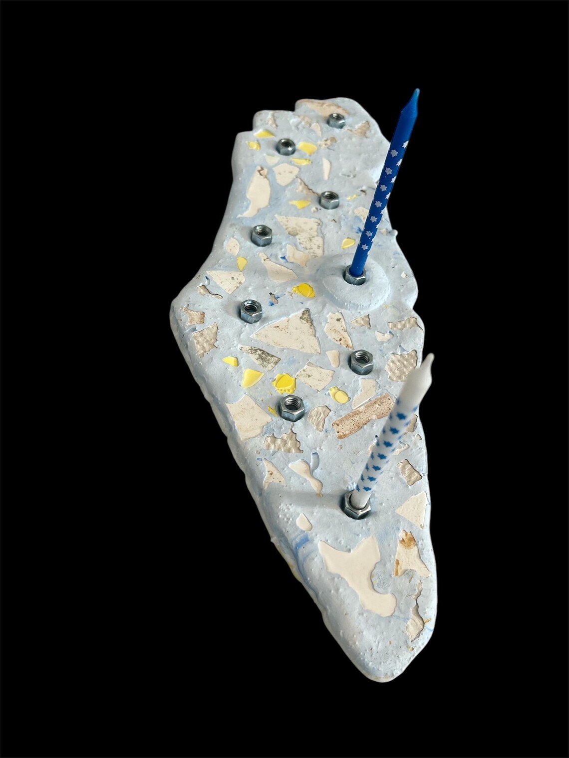 Map of Israel Chanukah Menora - Etsy