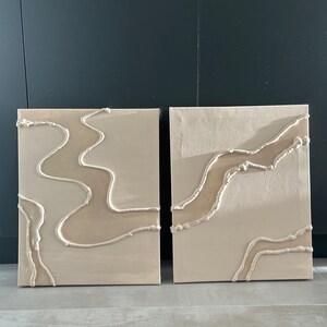 Acrylic and Epoxy on Canvas - Etsy