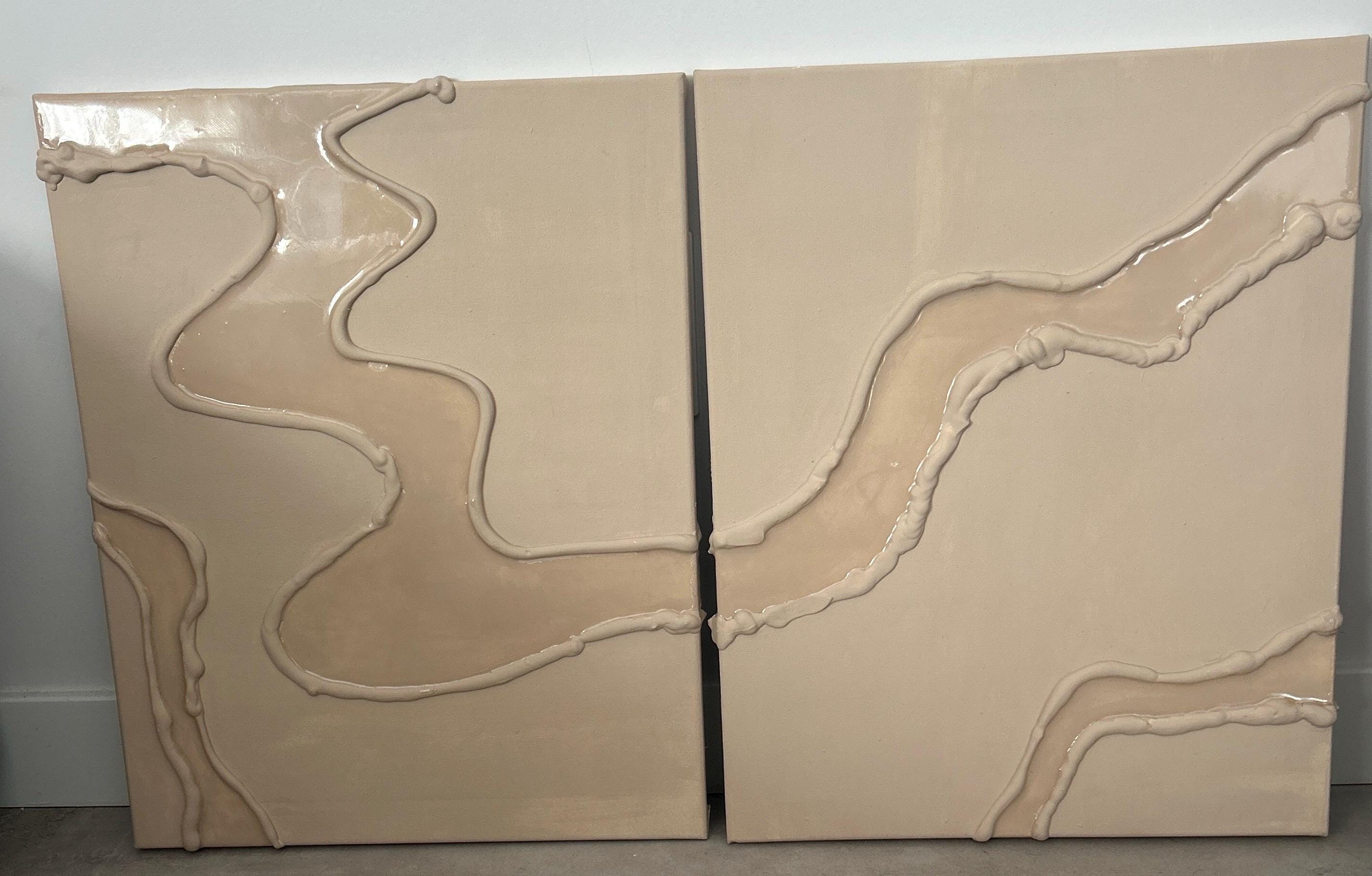 Acrylic and Epoxy on Canvas - Etsy