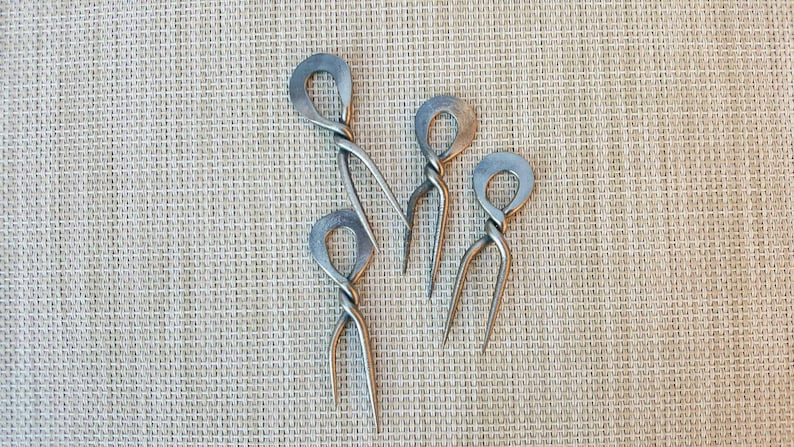 Corn Holders - Hand Forged (set of 4 Holders), Metal Corn Holders ...
