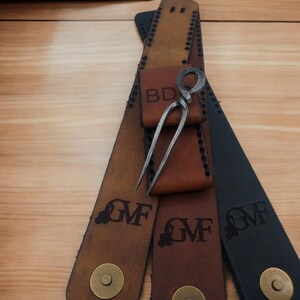 Cigar Pick and Leather Pocket Pouch - Personalizable Gift Set for Cigar ...