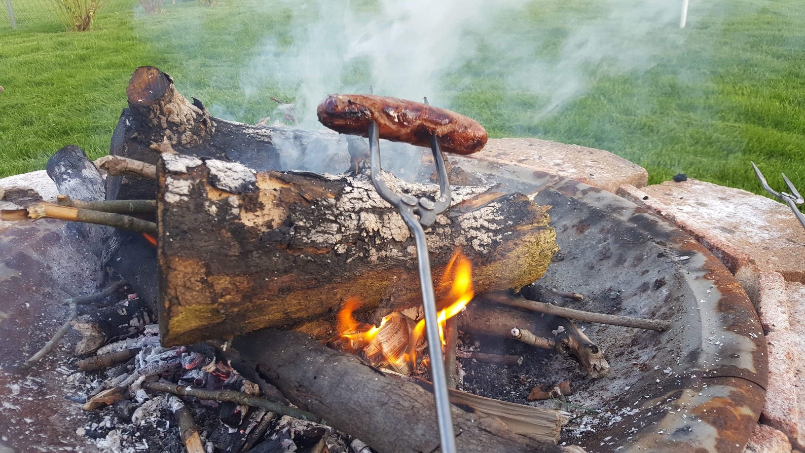 Roasting Fork for Campfire Weenie / Marshmallow Hand Forged - Etsy