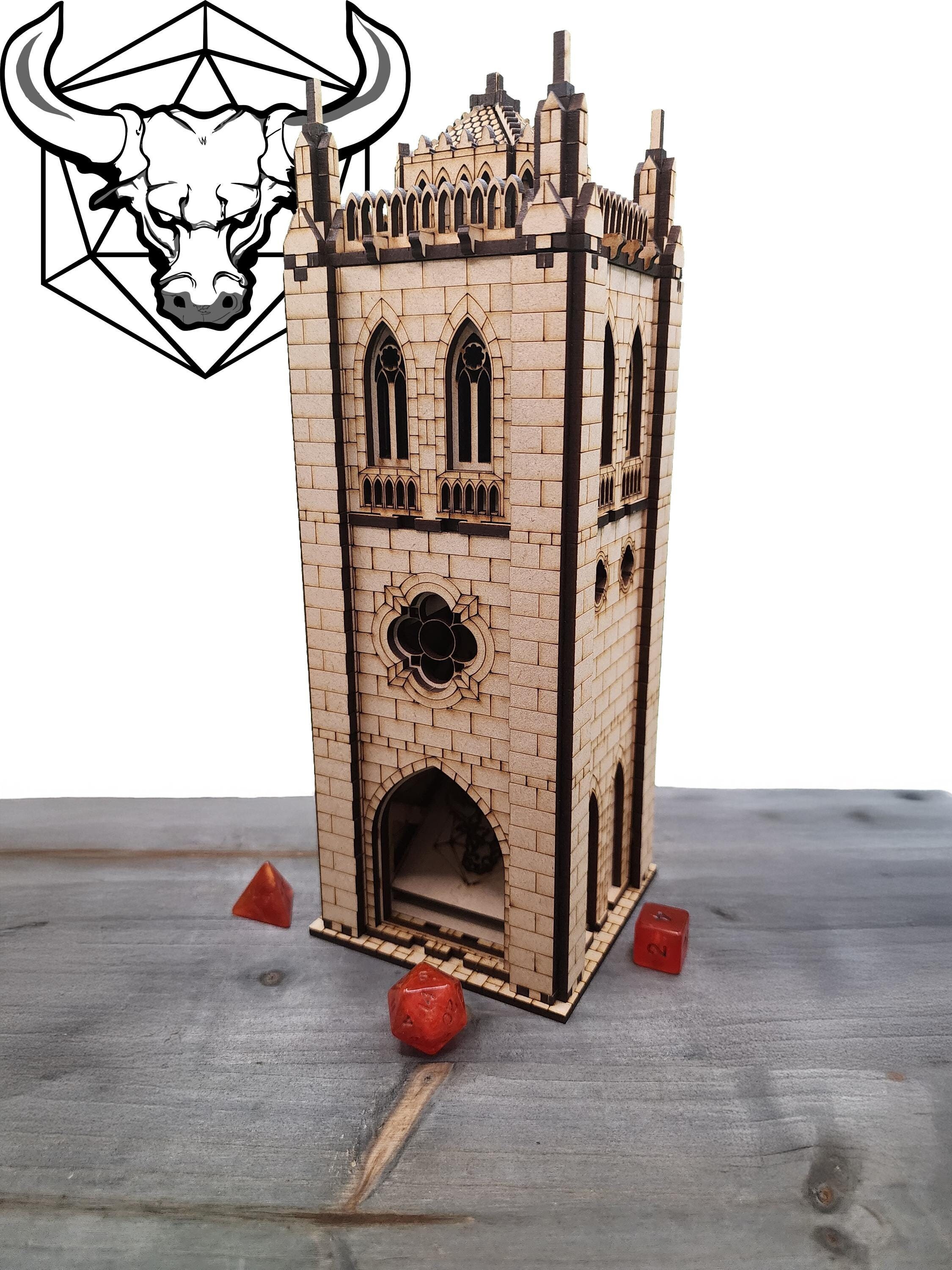 DIY Modular MDF Terrain Kit - Gothic Cathedral - Dice Tower - Etsy