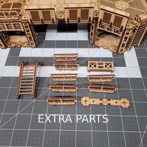 DIY Modular MDF Terrain Kit - Industrial Complex - BUNDLE - Etsy