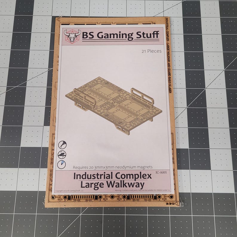 DIY Modular MDF Terrain Kit - Industrial Complex - Large Walkway With ...