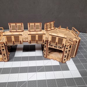 DIY Modular MDF Terrain Kit - Industrial Complex - BUNDLE - Etsy