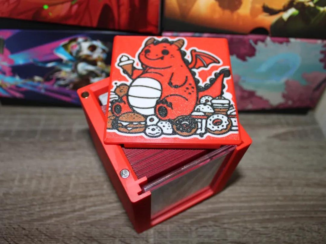 MTG EDH Commander Showcase Deck Box - Themberchaud - Etsy