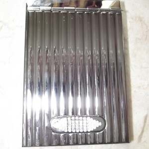 Rhinestone Metal Notepad. Upcycled Silver Tone Desk Accessory ...