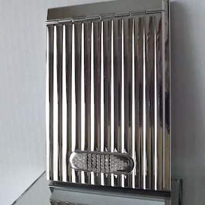 Rhinestone Metal Notepad. Upcycled Silver Tone Desk Accessory ...