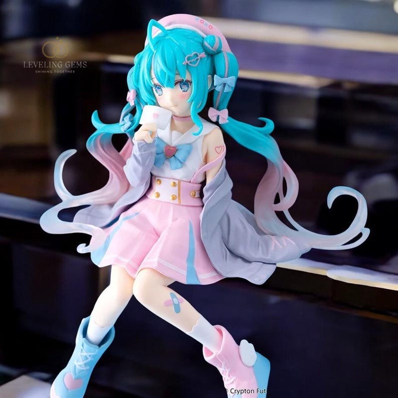 Hatsune Miku Figurine PVC Kawaii Anime Figure for Desk Décor ...