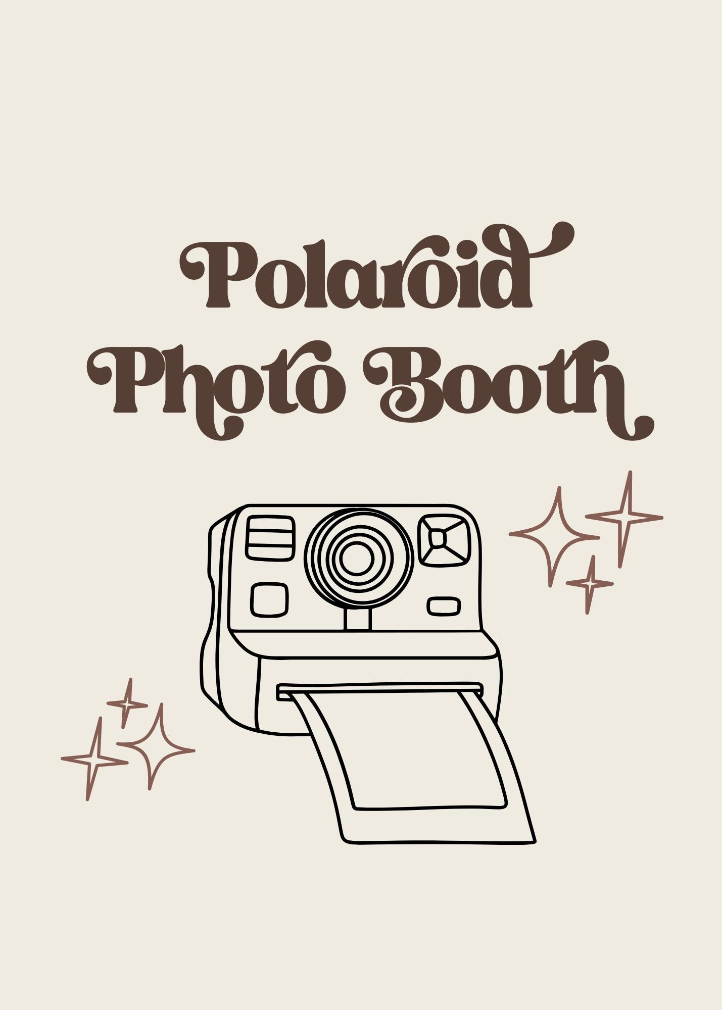 Polaroid Photo Booth Sign DIGITAL DOWNLOAD - Etsy