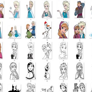 Frozen Font Svg Layered Files, Frozen Alphabet Letters and Numbers Dxf ...