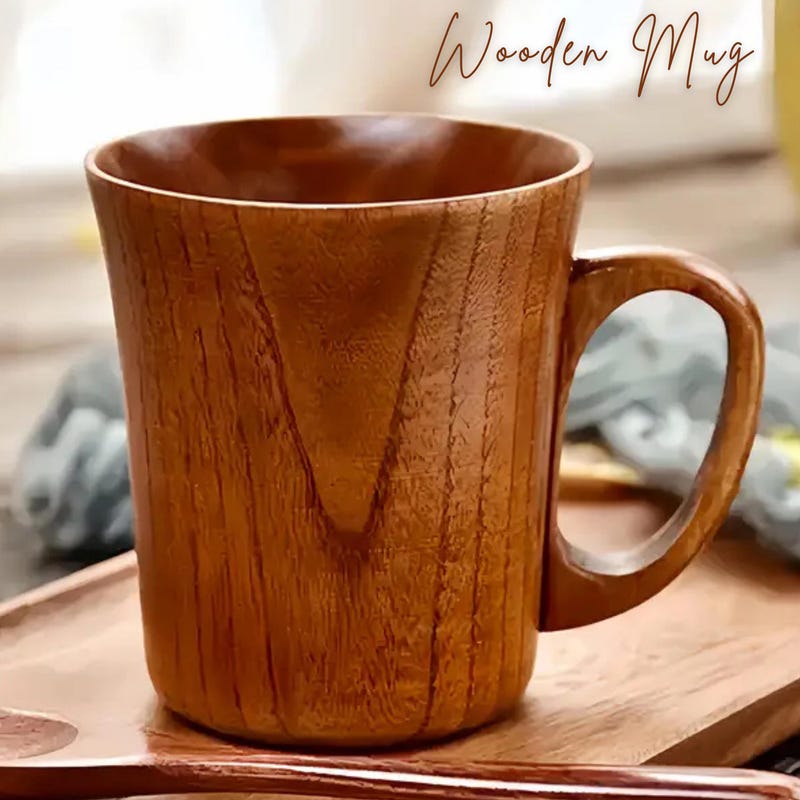 Wooden Mug - Etsy