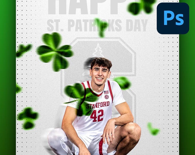 St. Patricks Day Graphic Photoshop Template - Etsy