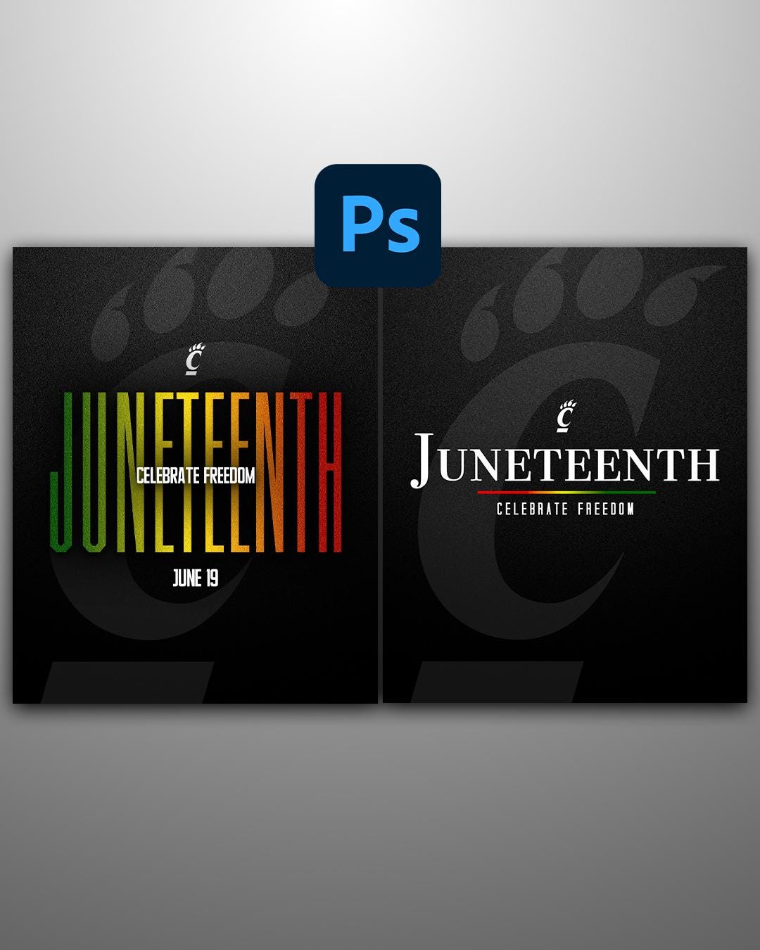Juneteenth Photoshop Templates - Etsy