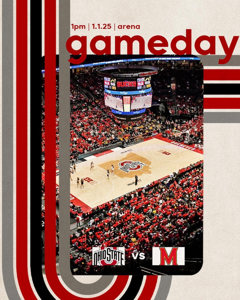 Vintage Sports Stats, Gameday, & Scorecard Photoshop Templates - Etsy