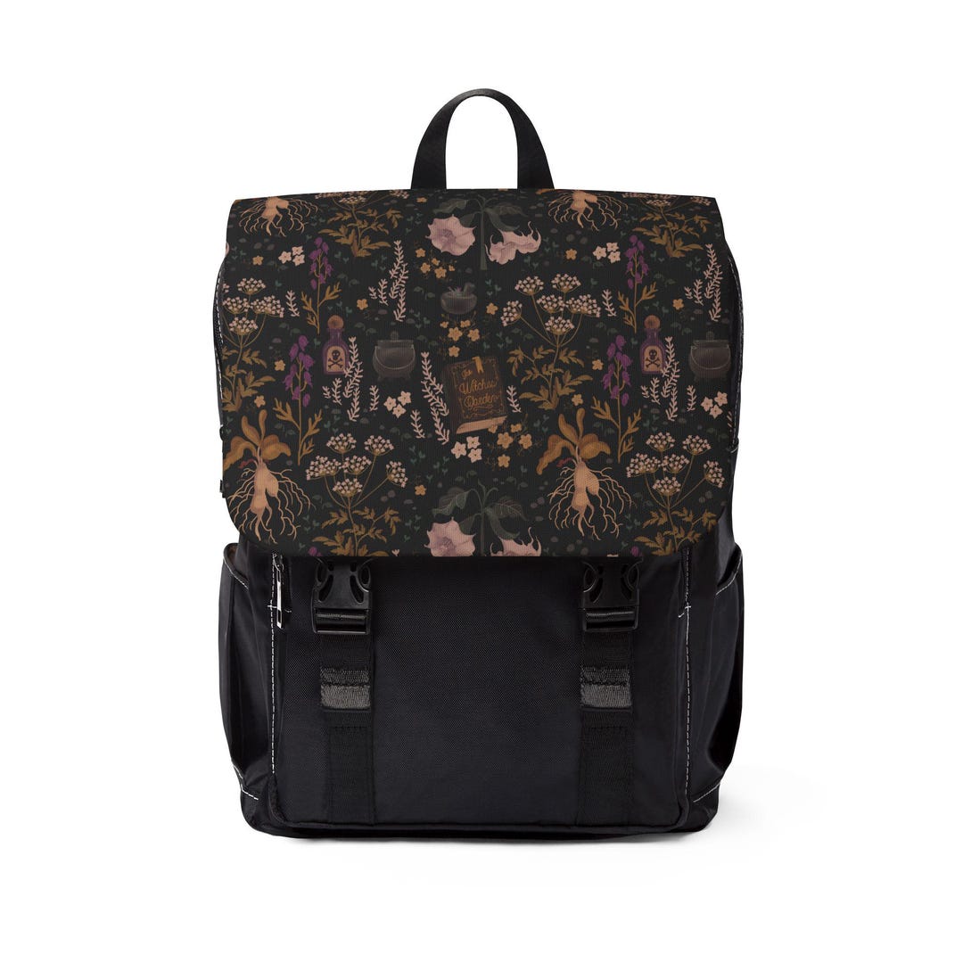 The Witches Garden Backpack, Witchy Backpack, Occult Shoulder Bag ...