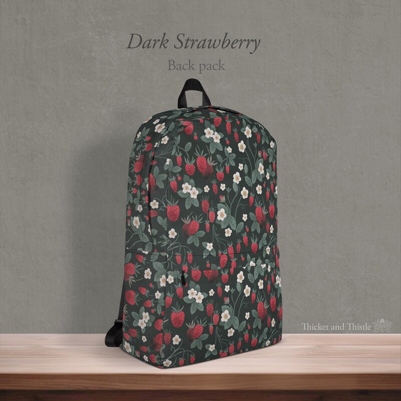 Crochet Strawberry Backpack - Etsy