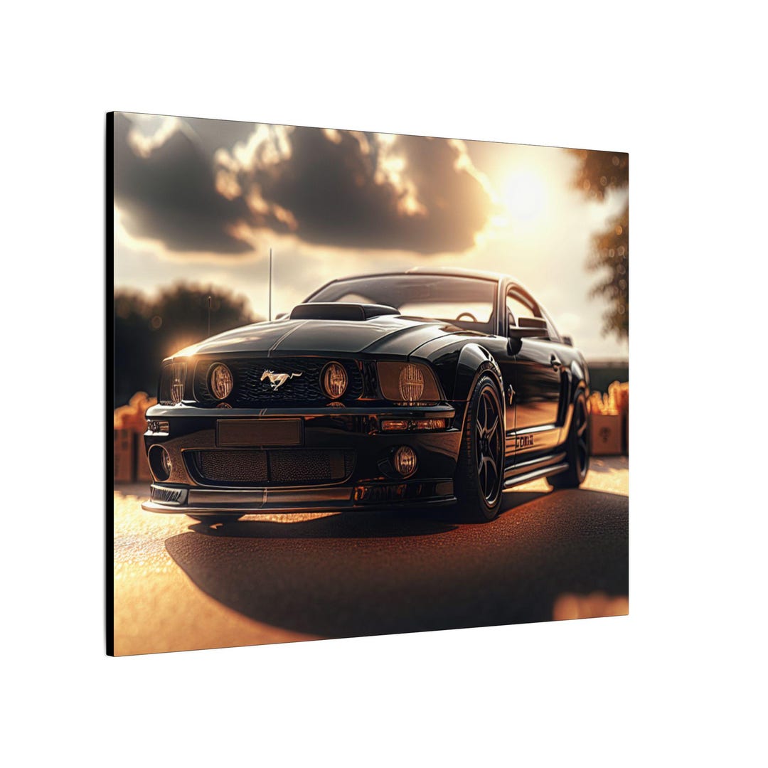 S197 Ford Mustang Matte Stretched Wall Art Decor, Multi-size, Car ...