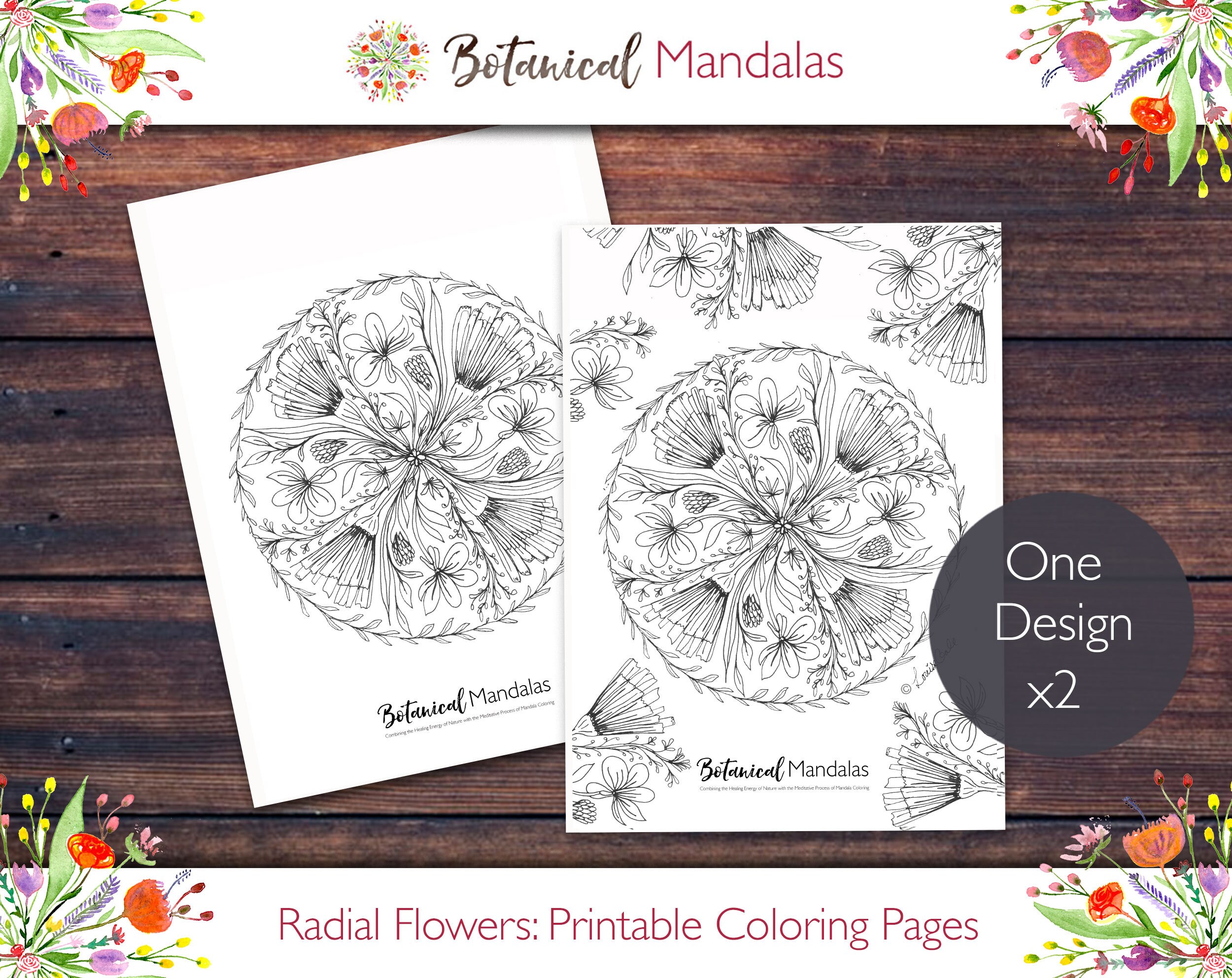Radial Flower Design
