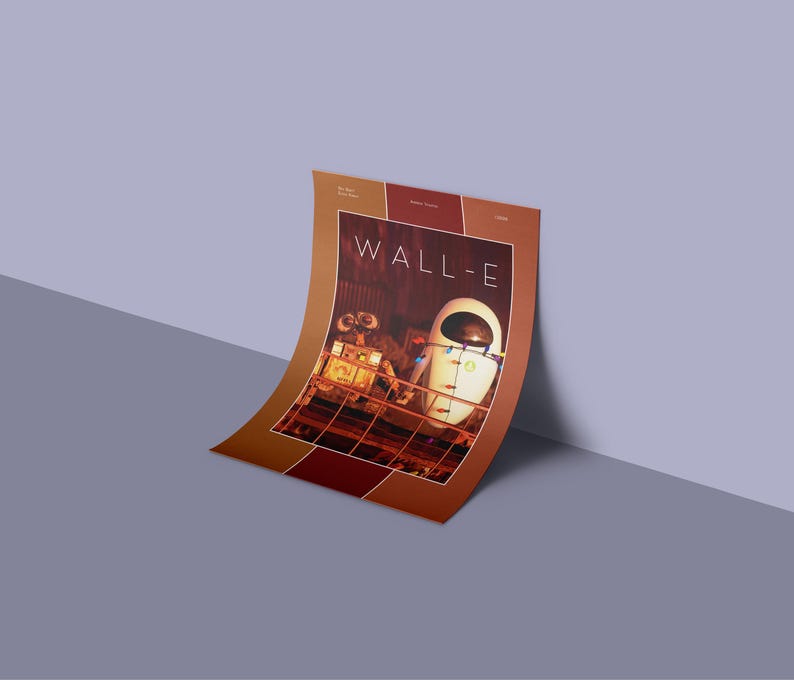 Wall-e Movie Poster, Wall-e Poster, Wall-e Print, Wall-e Wall Decor ...