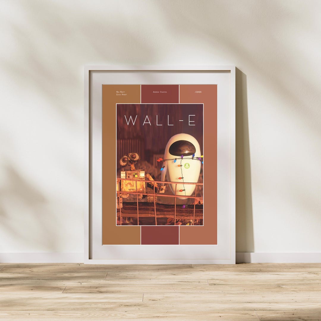 Wall-e Movie Poster, Wall-e Poster, Wall-e Print, Wall-e Wall Decor ...
