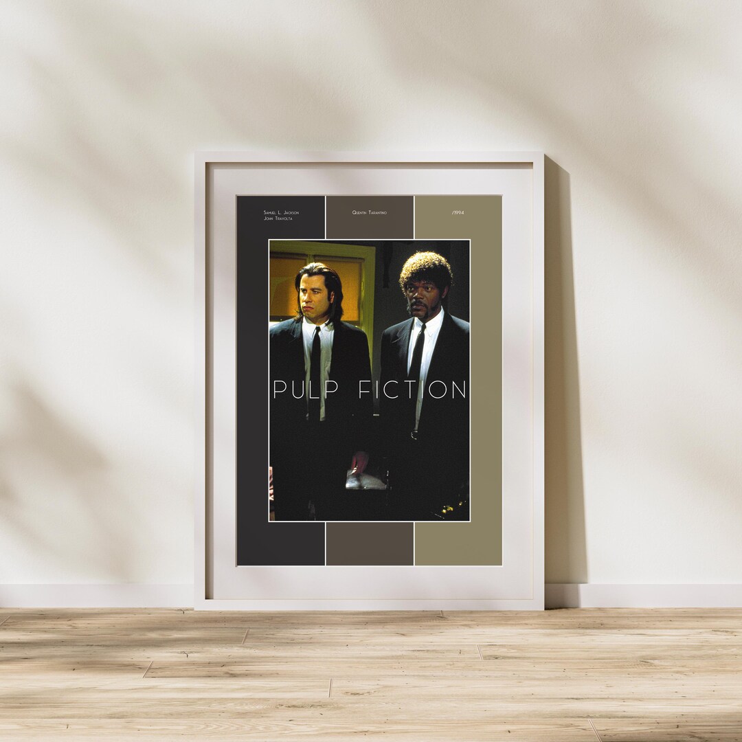 Pulp Fiction Movie Poster, Pulp Fiction Poster, Pulp Fiction Print ...