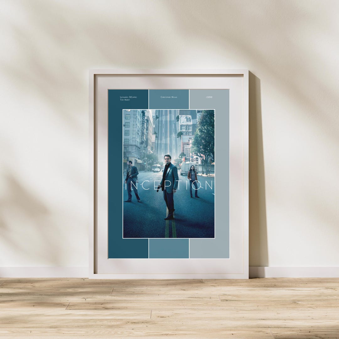 Inception Movie Poster, Inception Poster, Inception Print, Inception ...
