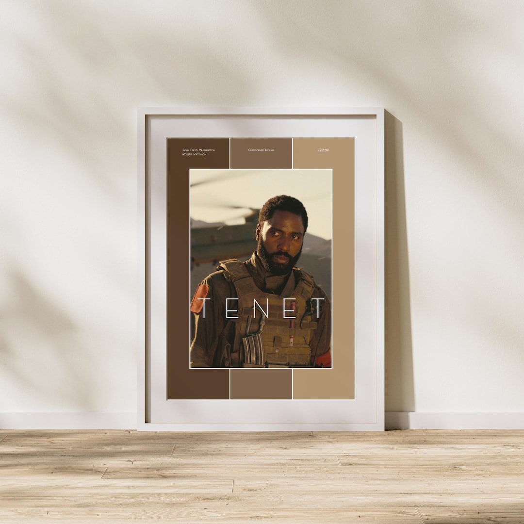 Tenet Movie Poster, Tenet Poster, Tenet Print, Tenet Wall Decor, Modern ...
