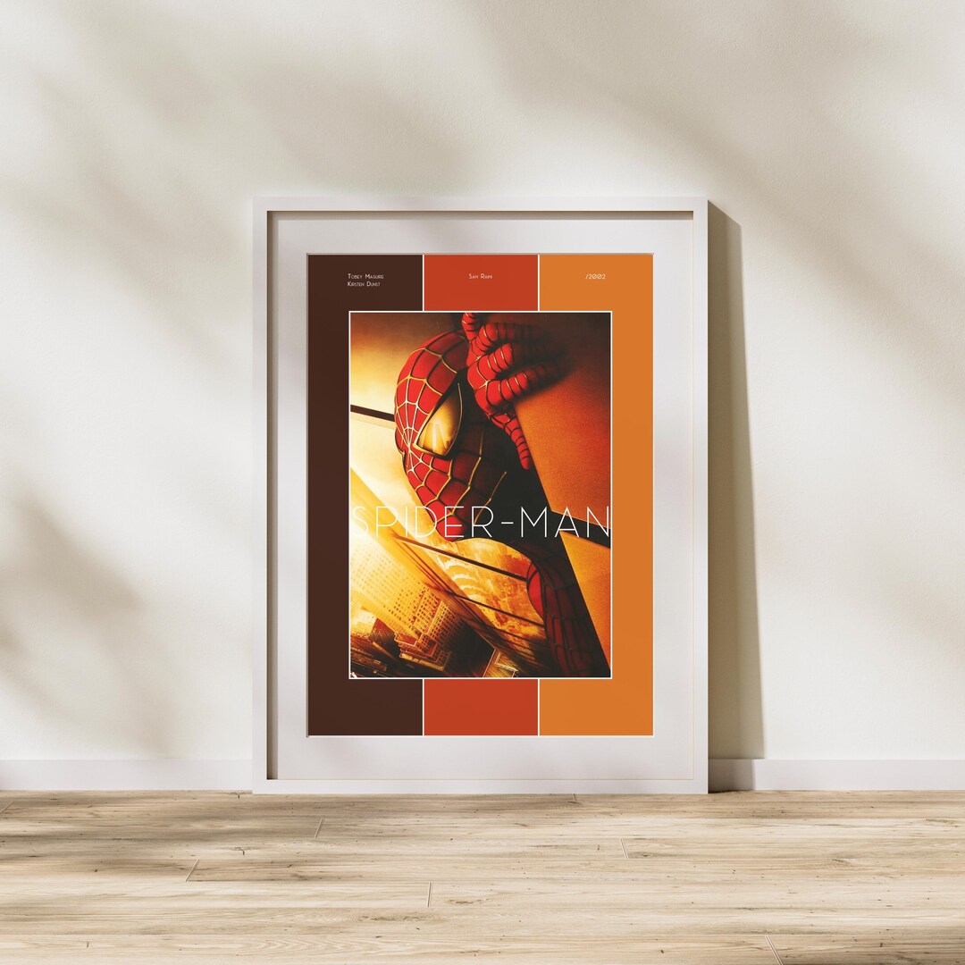 Minimalist Spider-man Print: Superhero Wall Art (digital Download) - Etsy
