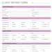 Customizable Client Intake Form - Multi-color Digital PDF - Remarkable ...