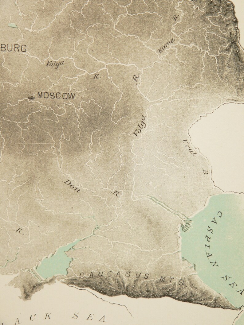 Vintage Europe Map 1912 Rand Mcnally Map of Europe Minimalist - Etsy UK